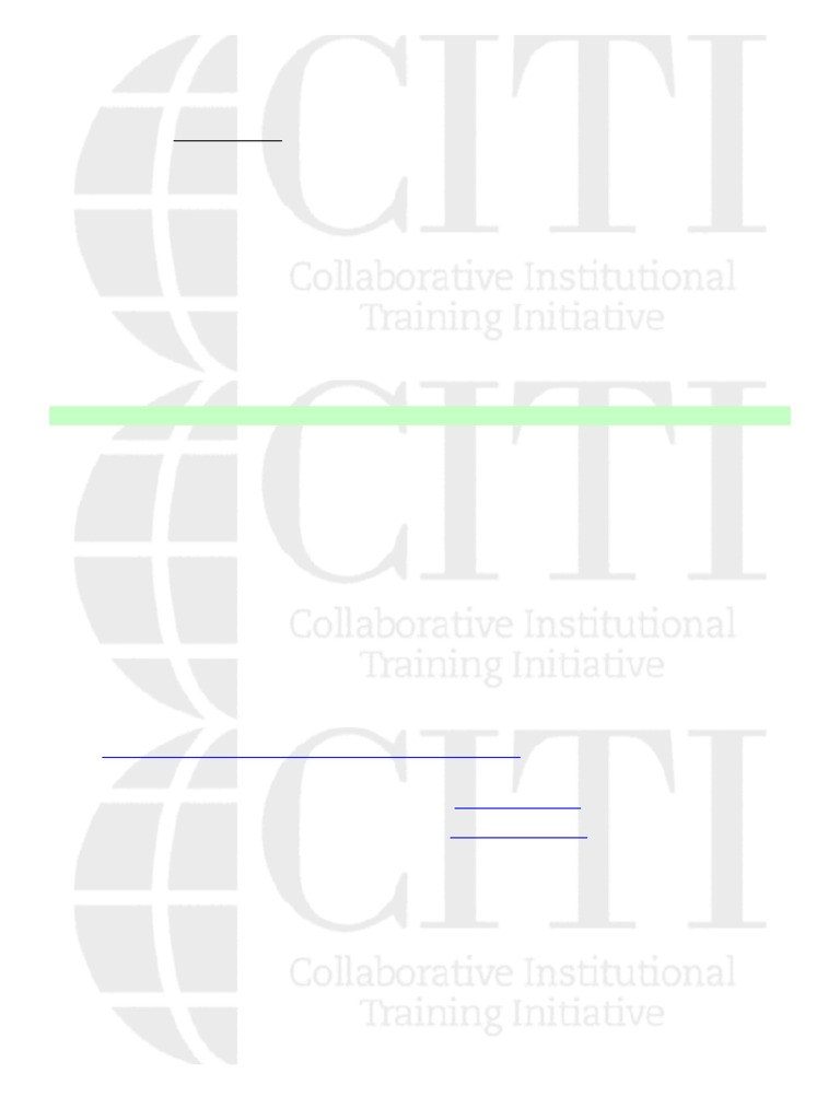 CITI Program Completion Report for Samuel Barrett | PDF | Institutional Review Board | Bioethics