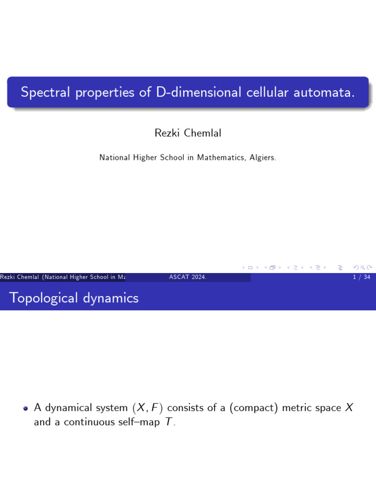 APIC 2024 Slides Chemlal | PDF | Automata Theory | Mathematical Objects