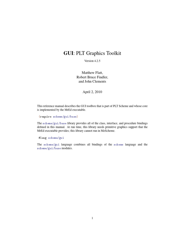 GUI Graphics Toolkit 489p | PDF | Graphical User Interfaces | Window (Computing)