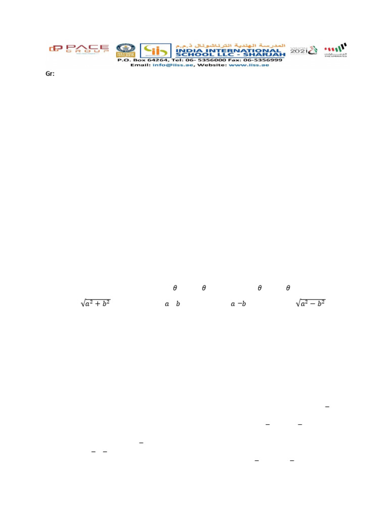 Coordinate Geometry Worksheet for Grade 10 | PDF | Geometric Shapes ...