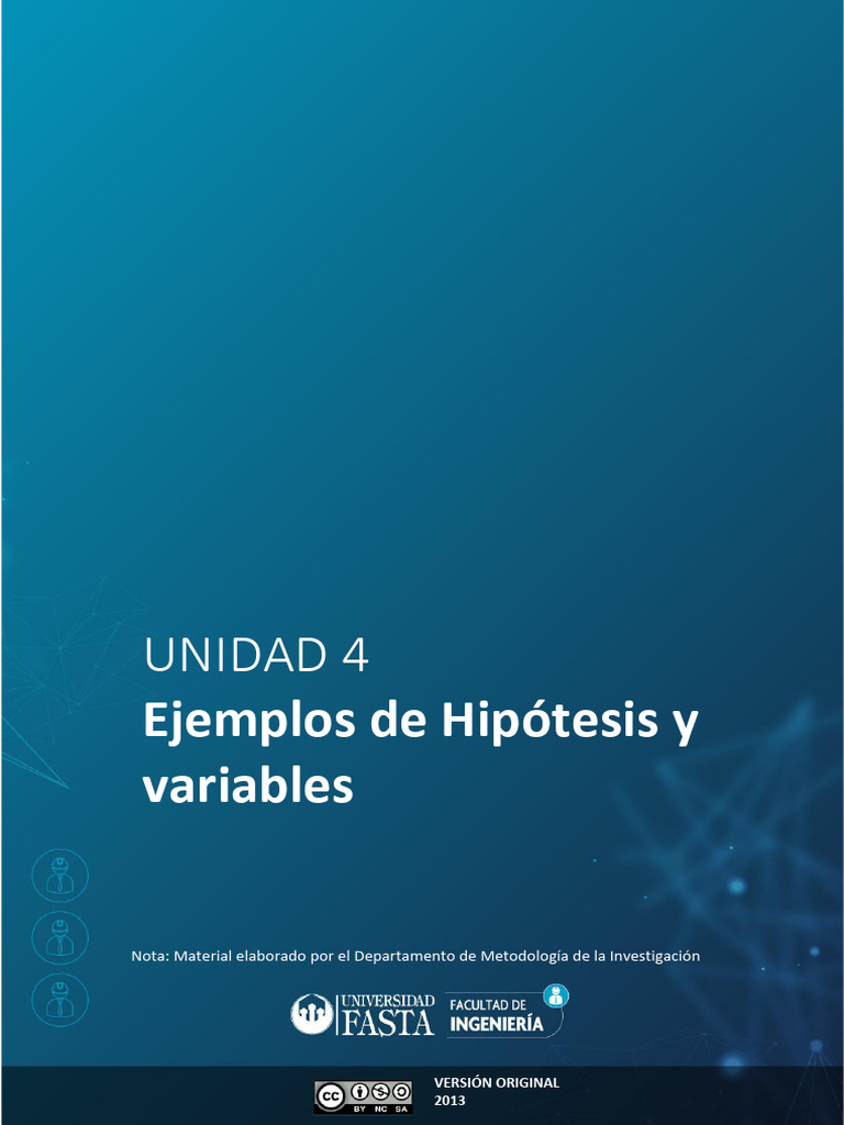 Hipotesis Y Variables Pdf Hipótesis Medición
