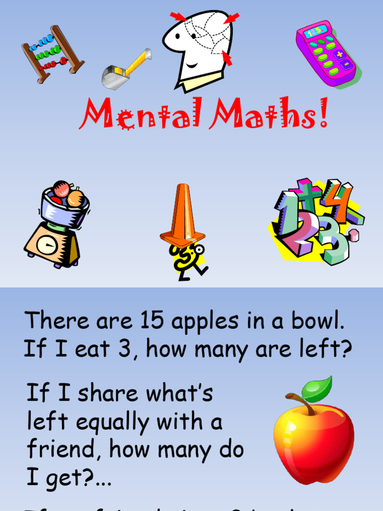 100 Mental Maths Starters | PDF | Juice | Diet & Nutrition