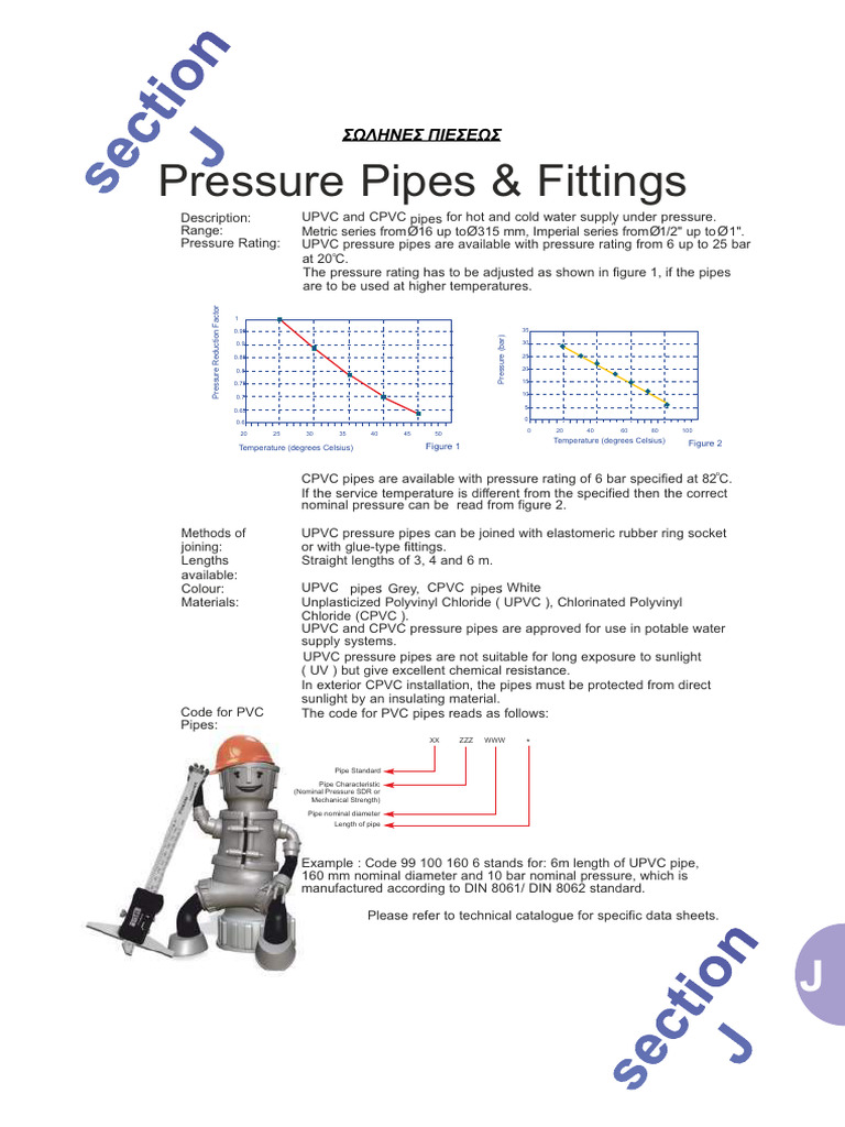 Section J | PDF | Polyvinyl Chloride | Pipe (Fluid Conveyance)
