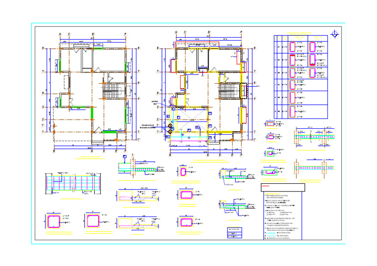 Ground Floor Sill and Lintel Beam Layout-Model | PDF