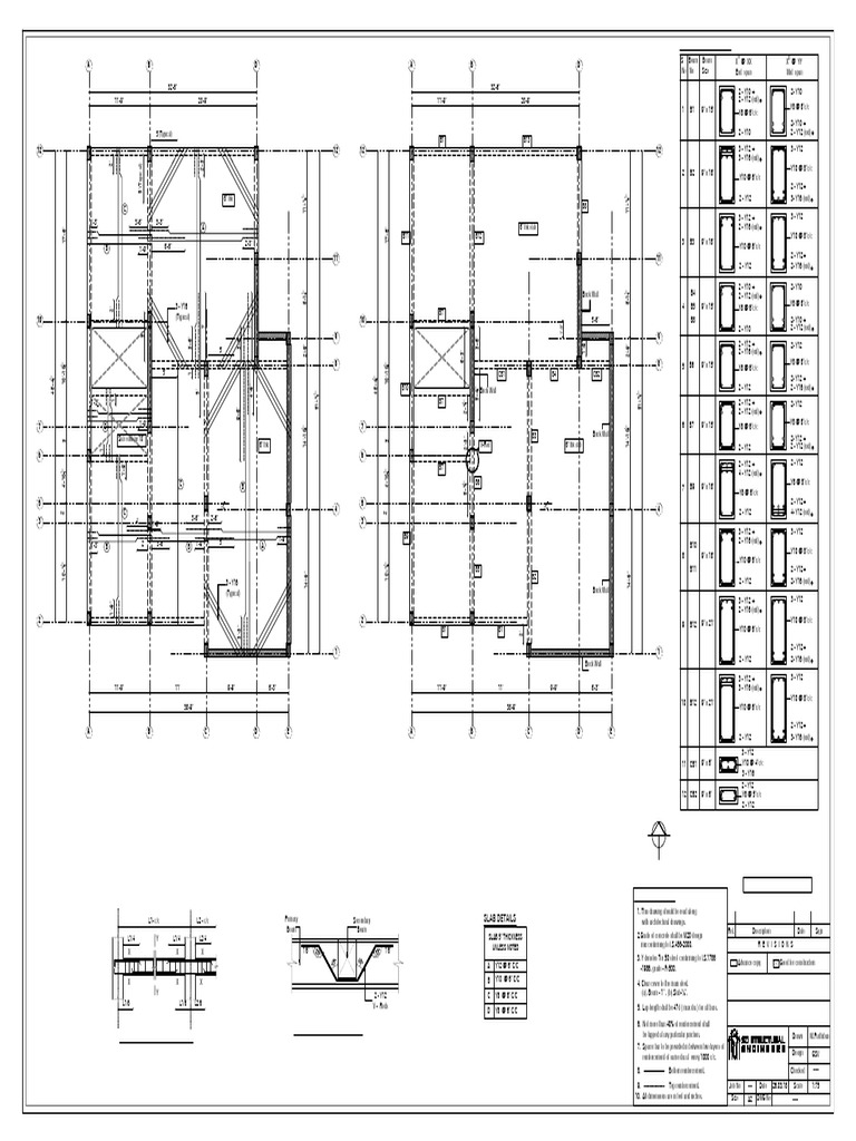 MR - Yuvaraj GF Roof Beam Layout & Details - 26.03.2018-Model | PDF