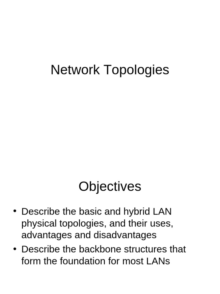 Network Topologies | PDF | Network Topology | Computer Network