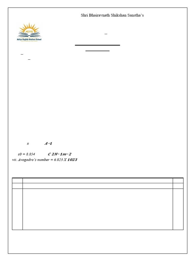 QP Prelim Physics-2023-24 Cbse | PDF | Diode | Diffraction