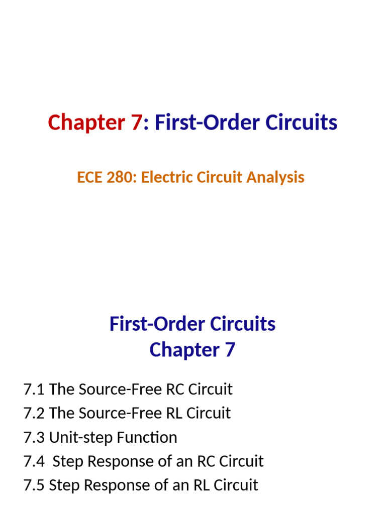 Electric circuits_chapter7 | PDF | Electrical Network | Capacitor