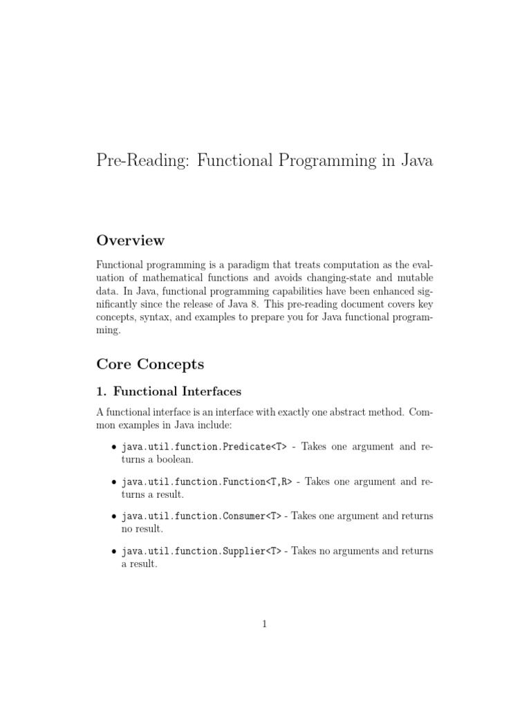 24 1228 - Functional Programming Pre-reading | PDF | Anonymous Function | Parameter (Computer ...