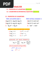 Logarithms Book | PDF | Trigonometric Functions | Logarithm
