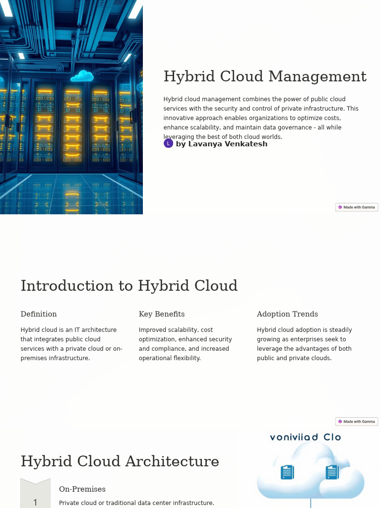 Hybrid-Cloud-Management | PDF | Cloud Computing | Scalability