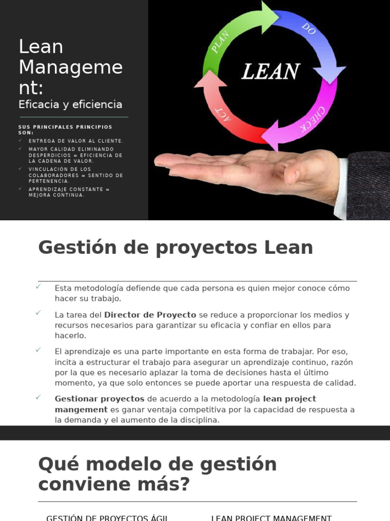 Gestión Eficiente con Lean Project Management | PDF | Business