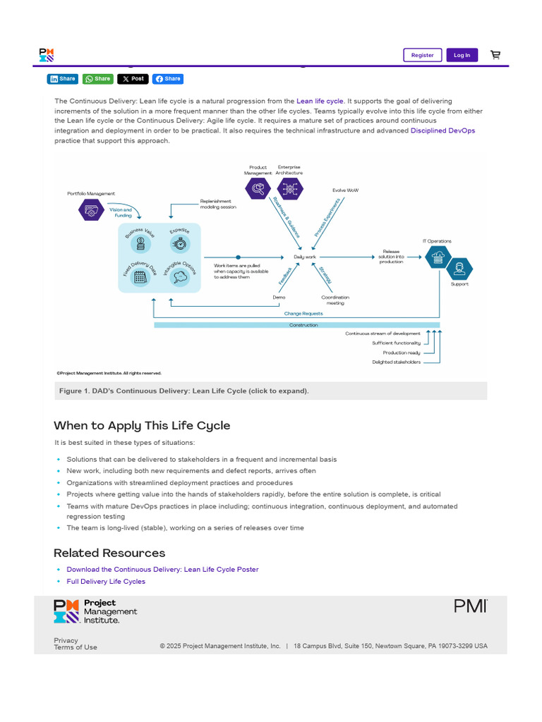 DAD Life Cycle – Continuous Delivery_ Lean – Disciplined Agile (DA) | PDF