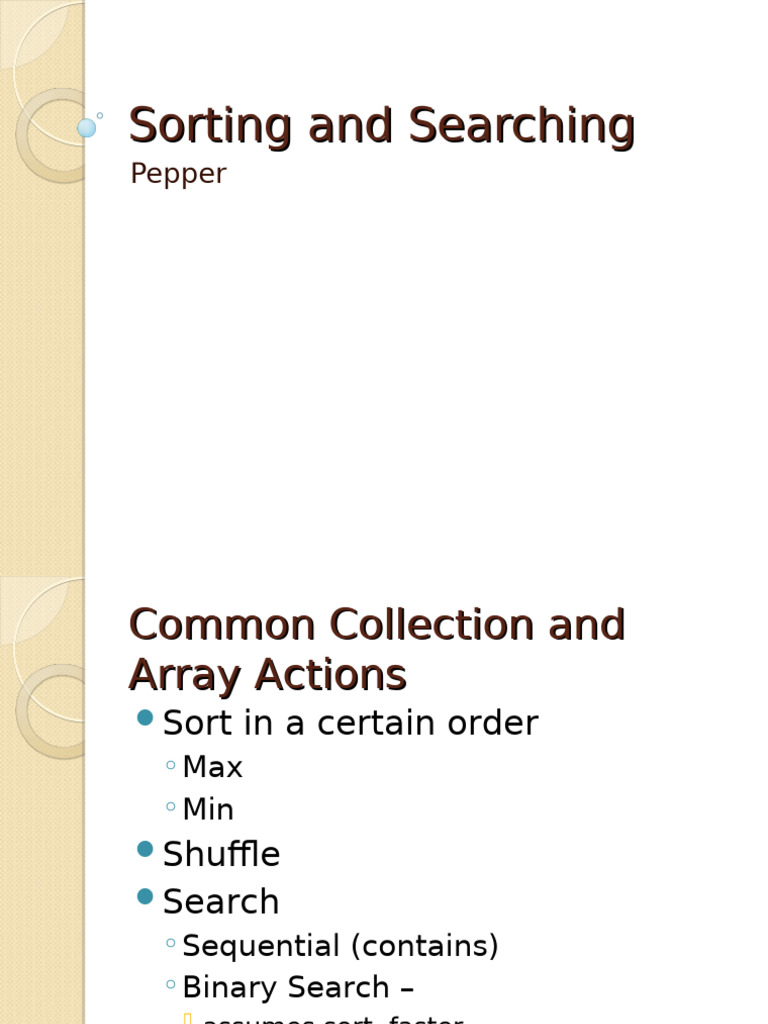 Sorting | PDF | Software Engineering | Computer Programming Sorting | PDF | Software Engineering | Computer Programming