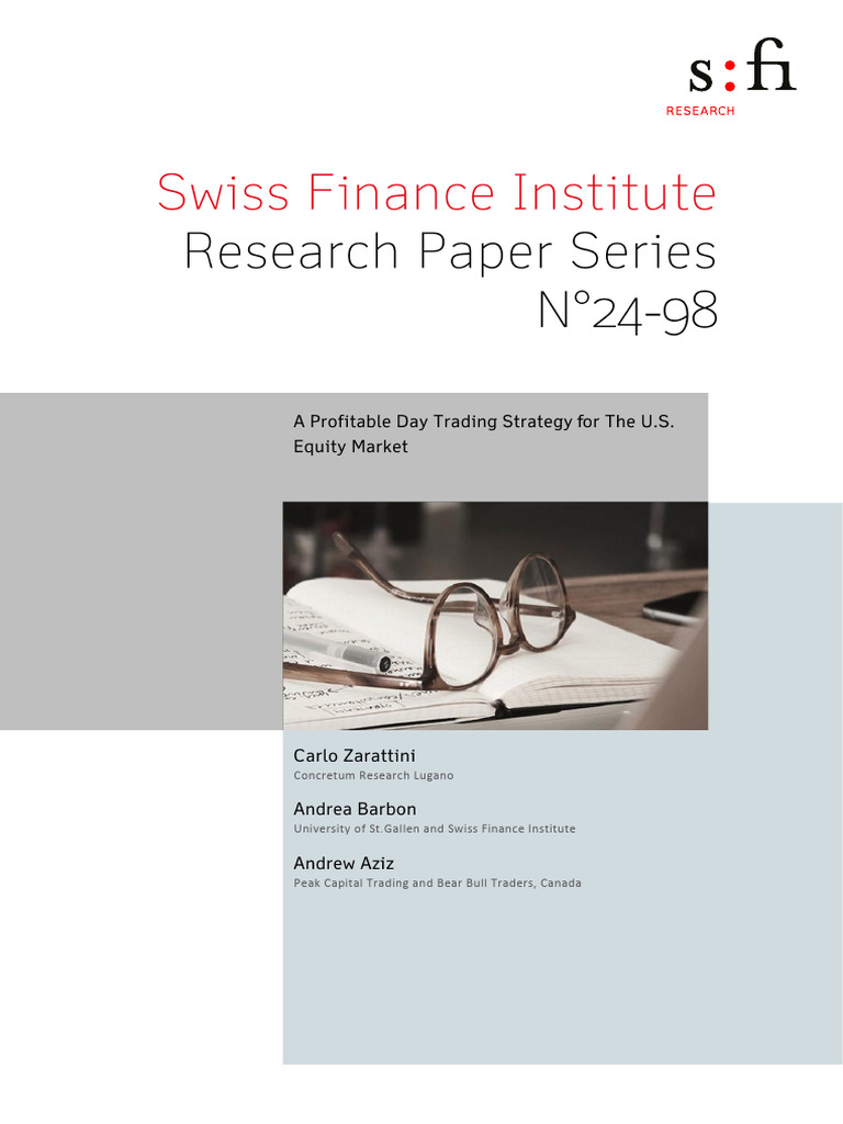 A Profitable Day Trading Strategy For The U.S. Equity Market | PDF ...