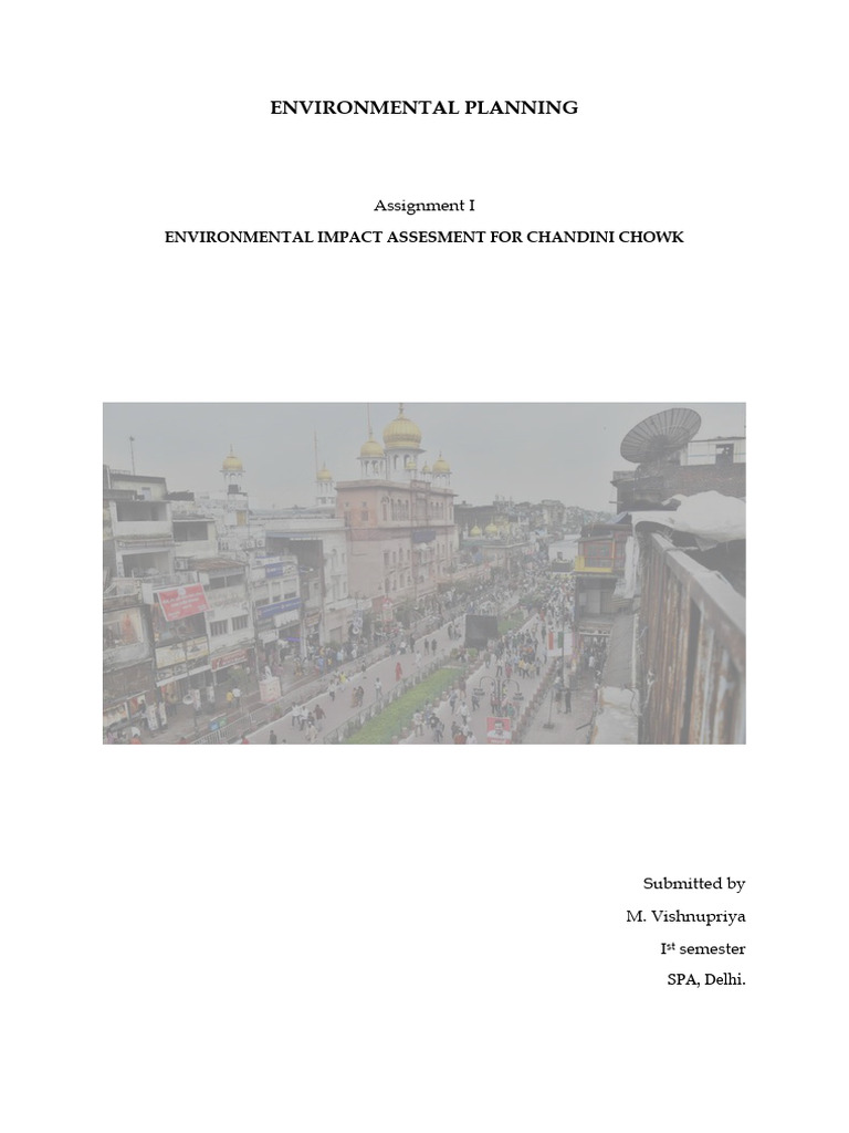 Environmental Impact Assessment | PDF