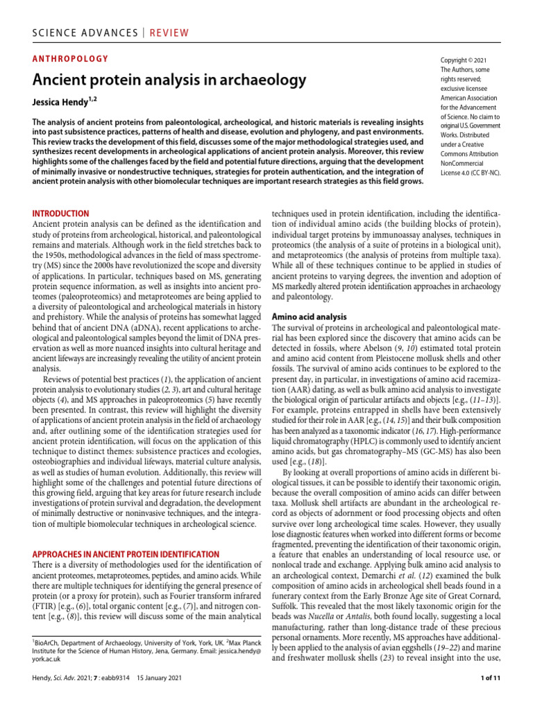 Sciadv Abb9314 | PDF | Proteins | Proteomics