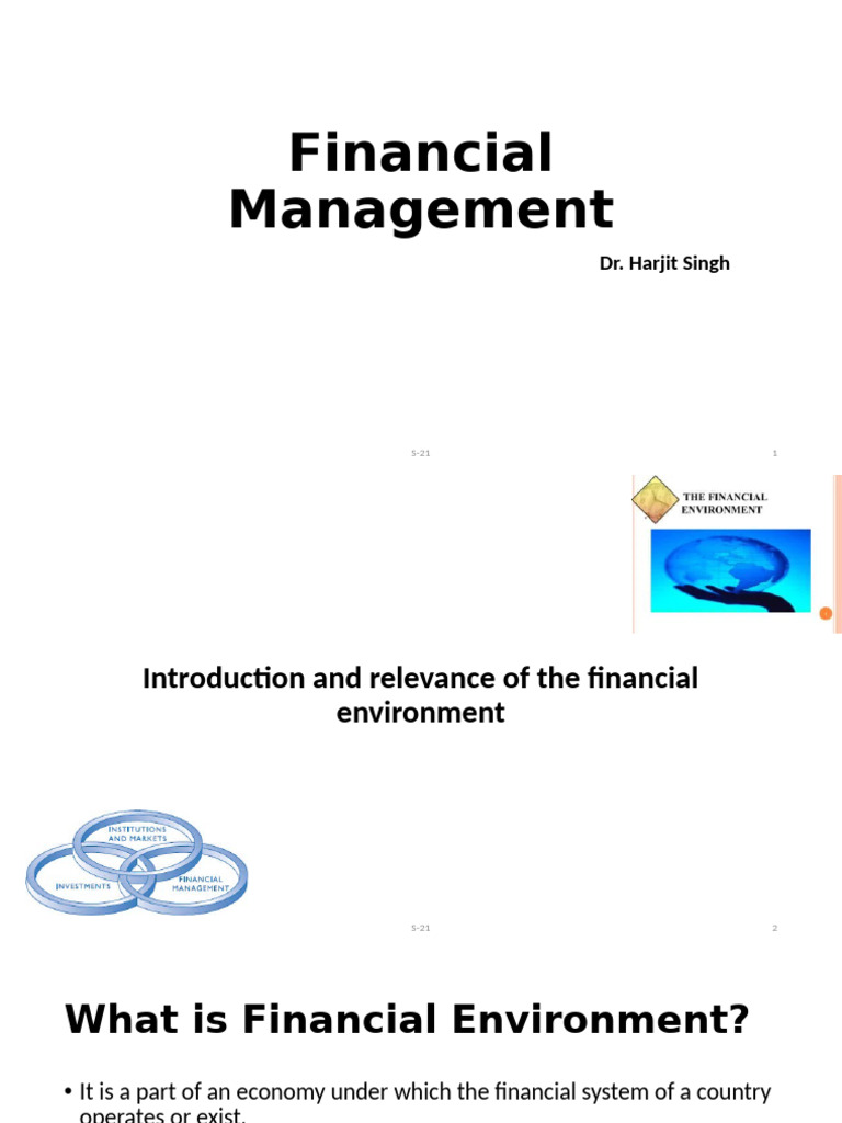 Financial Environment | PDF | Financial Markets | Stocks