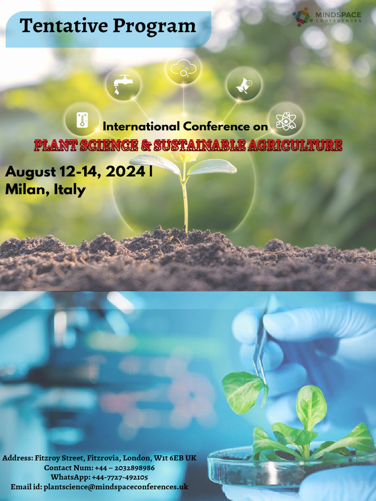 Plant Science 2024 Tentative .PDF - PDF.PDF 1 | PDF