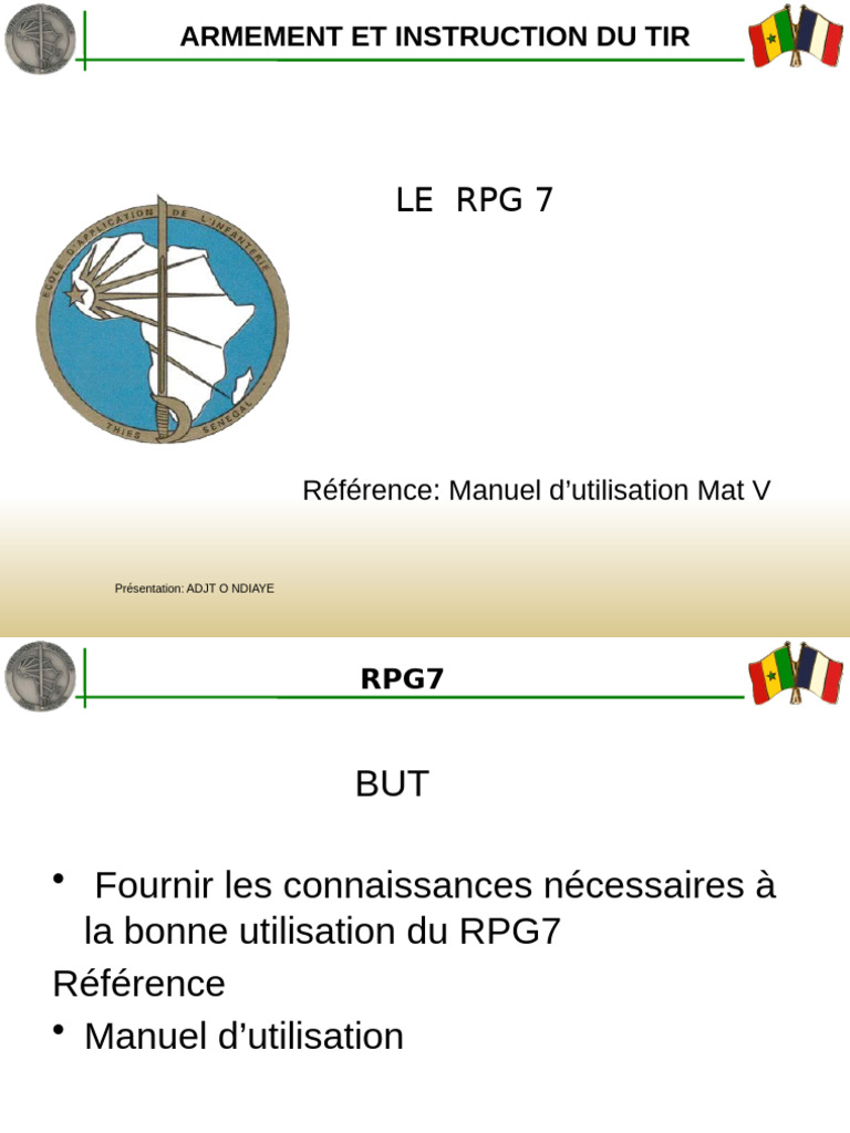Ait 15 RPG 7 | PDF | Lunette (arme) | Canon (arme à feu)