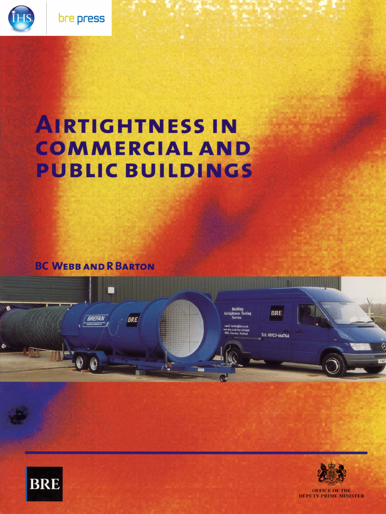 BRE Airleakage 2 | PDF | Ventilation (Architecture) | Building Insulation