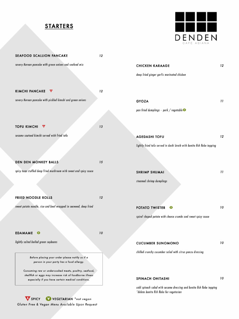 2024 Cafe Menu Combined | PDF