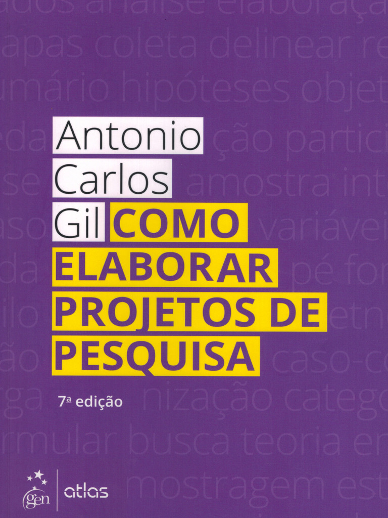 Antonio Carlos Gil - Como Elaborar Projetos de Pesquisa-Atlas (2022) | PDF