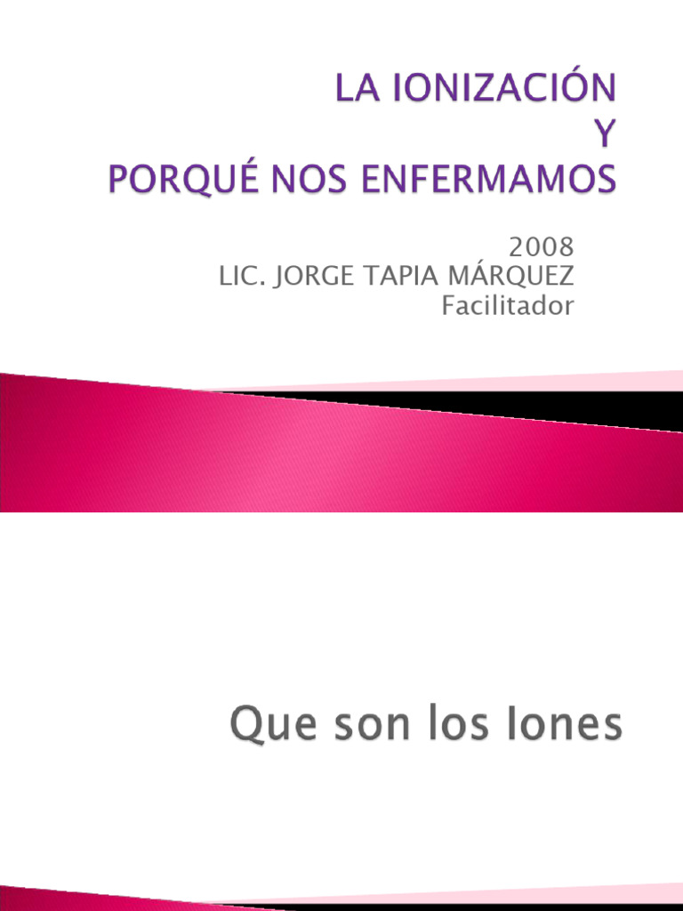 Iones y Radicales Libres: Impacto en Salud | PDF | Ion | Estrés oxidativo