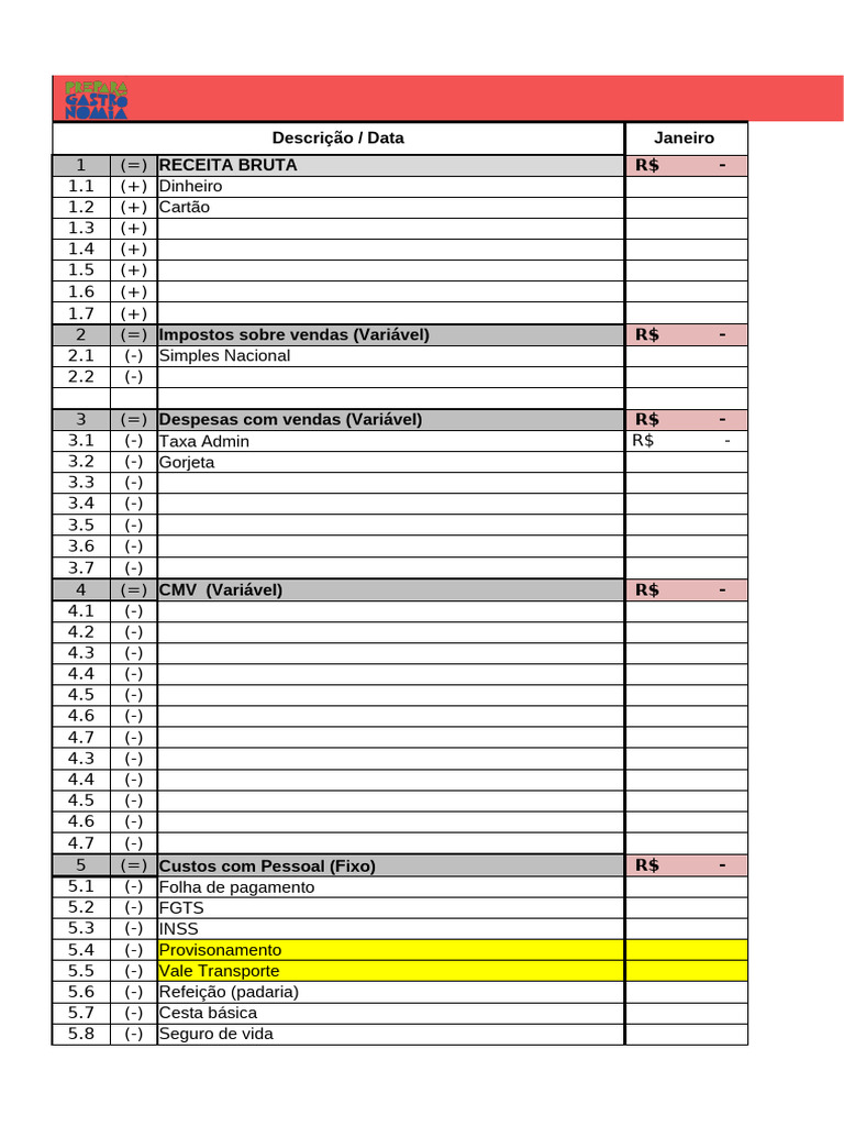 Top Sebrae Minas - Planilha - Demonstração Do Resultado Do Exercício ...