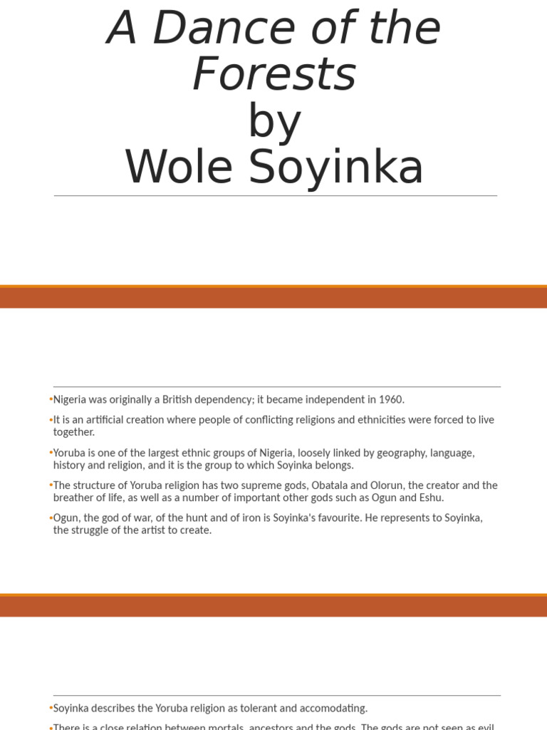 A Dance of the Forest | PDF