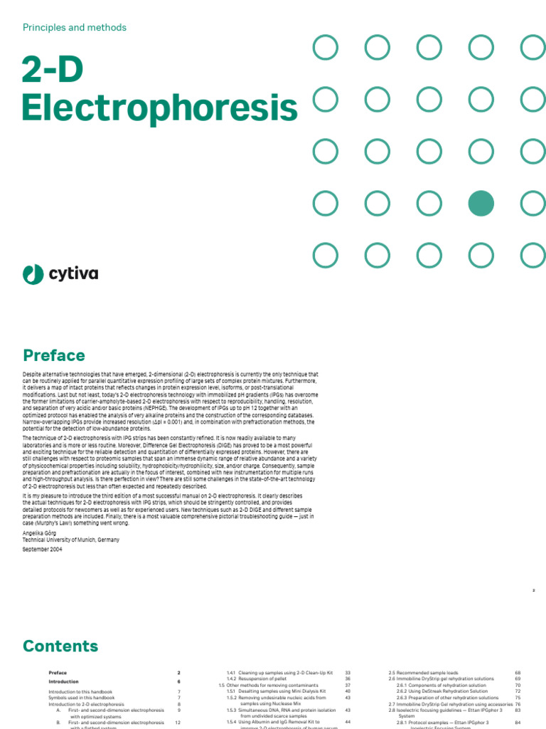 Manual 2D Cytiva | PDF | Gel Electrophoresis | Biochemistry