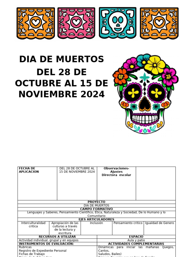 Material Interactivo Día de Muertos | PDF | Aprendizaje | Tradiciones