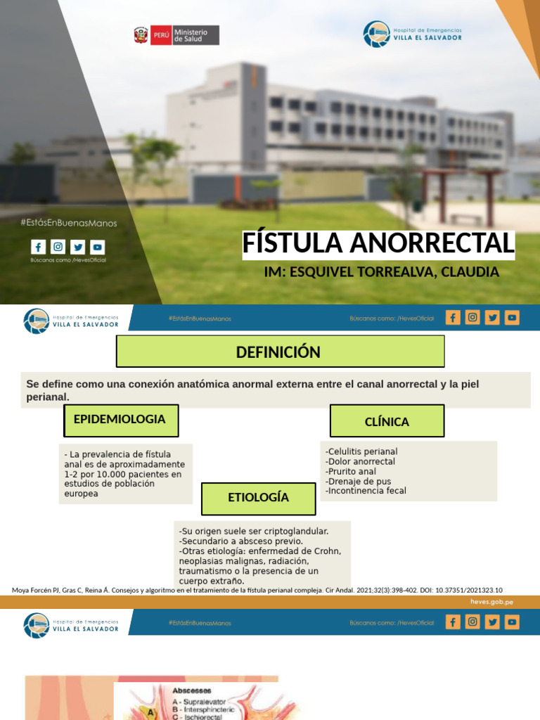 Fístula Anorrectal | PDF | Enfermedad de Crohn | Especialidades Medicas