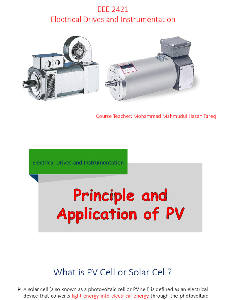 Measurement of Non - Electrical Quantities (P - 3) | PDF | Solar Cell ...