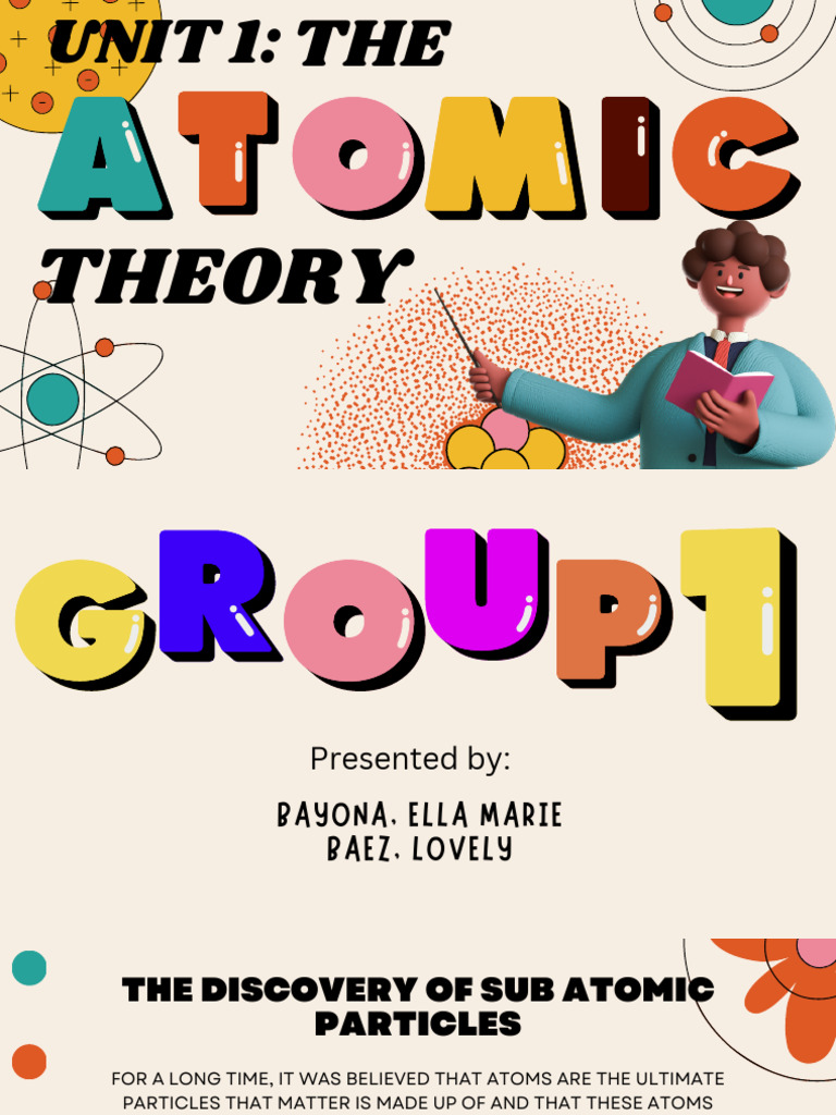 Atomic Theory Science Presentation Colorful 3D Style - 20240506 ...