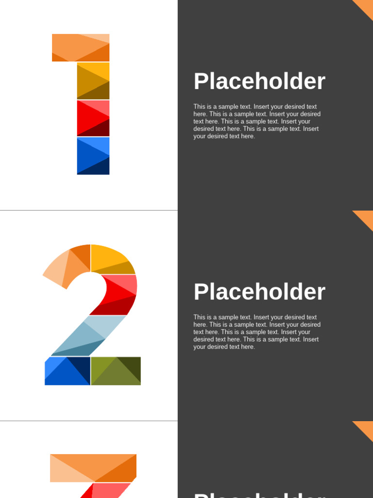 7863 01 Numbered Slides For Powerpoint 16x9 | PDF