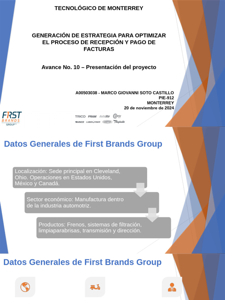 Avance 10. Presentación Del Proyecto S-912-10 | PDF | Planificación de ...