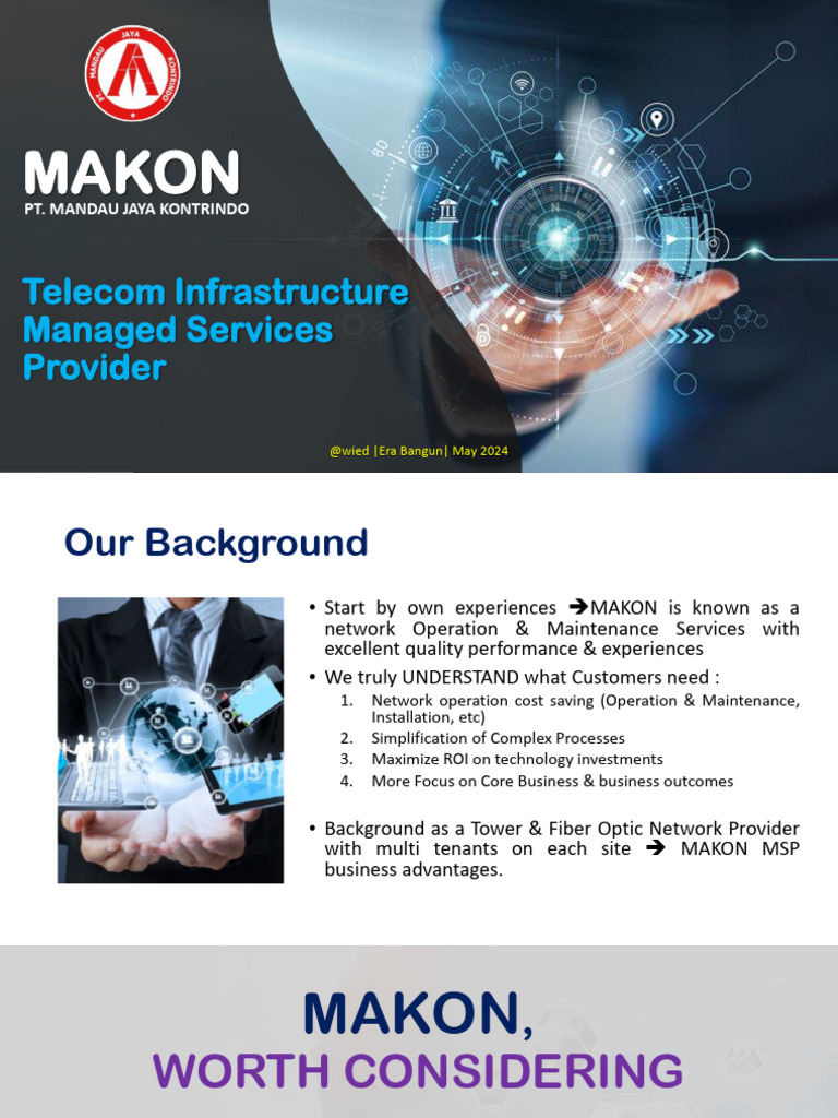 Telecom Managed Services Overview | PDF | Optical Fiber | Fiber To The X