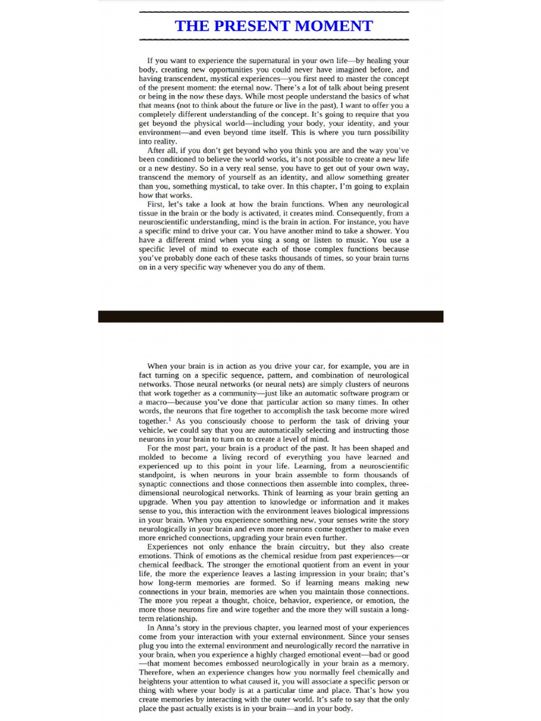 The Present Moment. | PDF