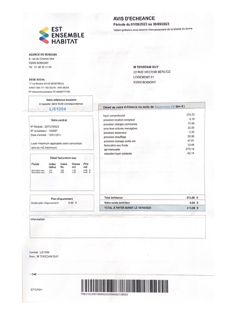 Avis D'echeance | PDF