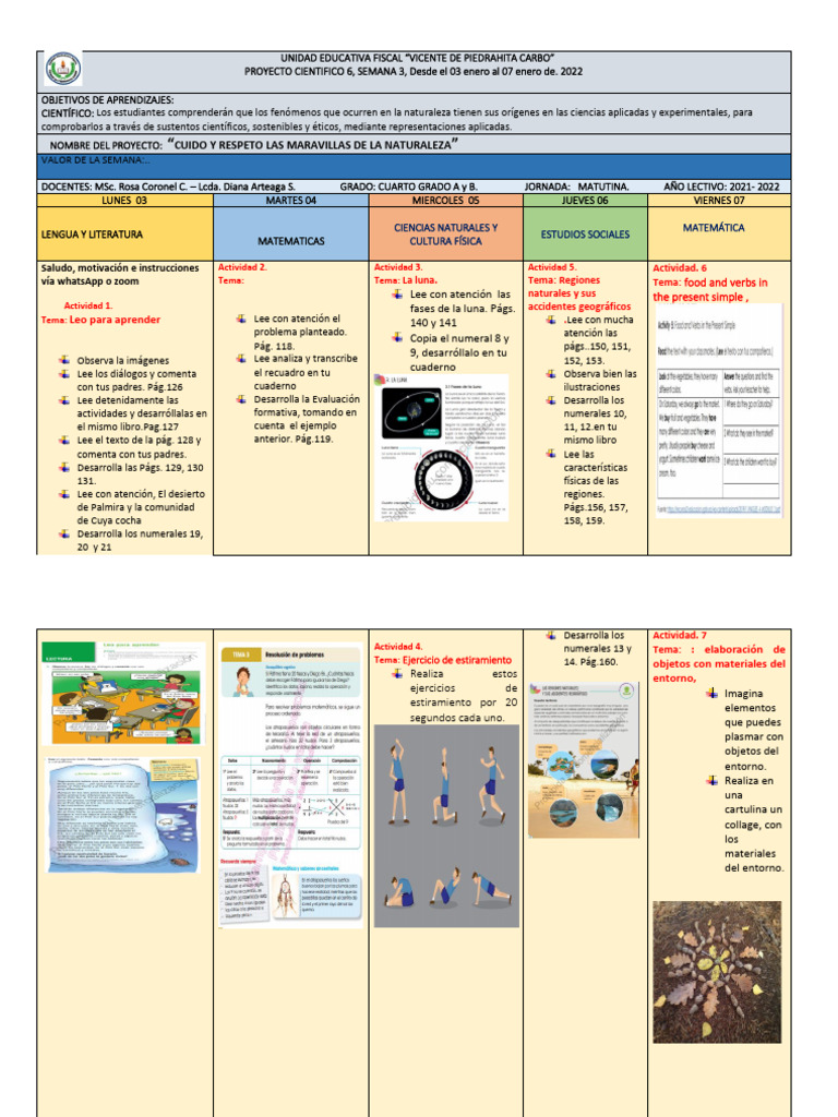 Agenda 3, Proy. 6 | PDF | Science