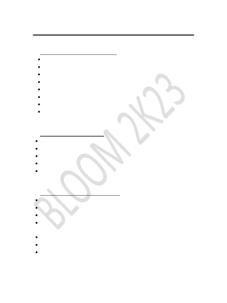 Bloom 2023 On Stage Rules | PDF