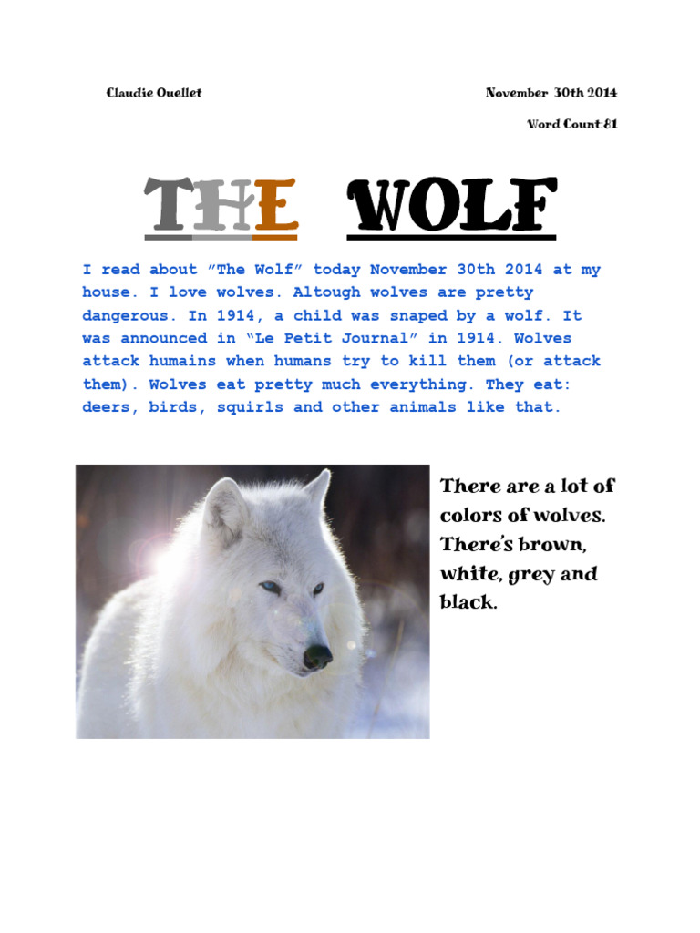 The wolf | PDF
