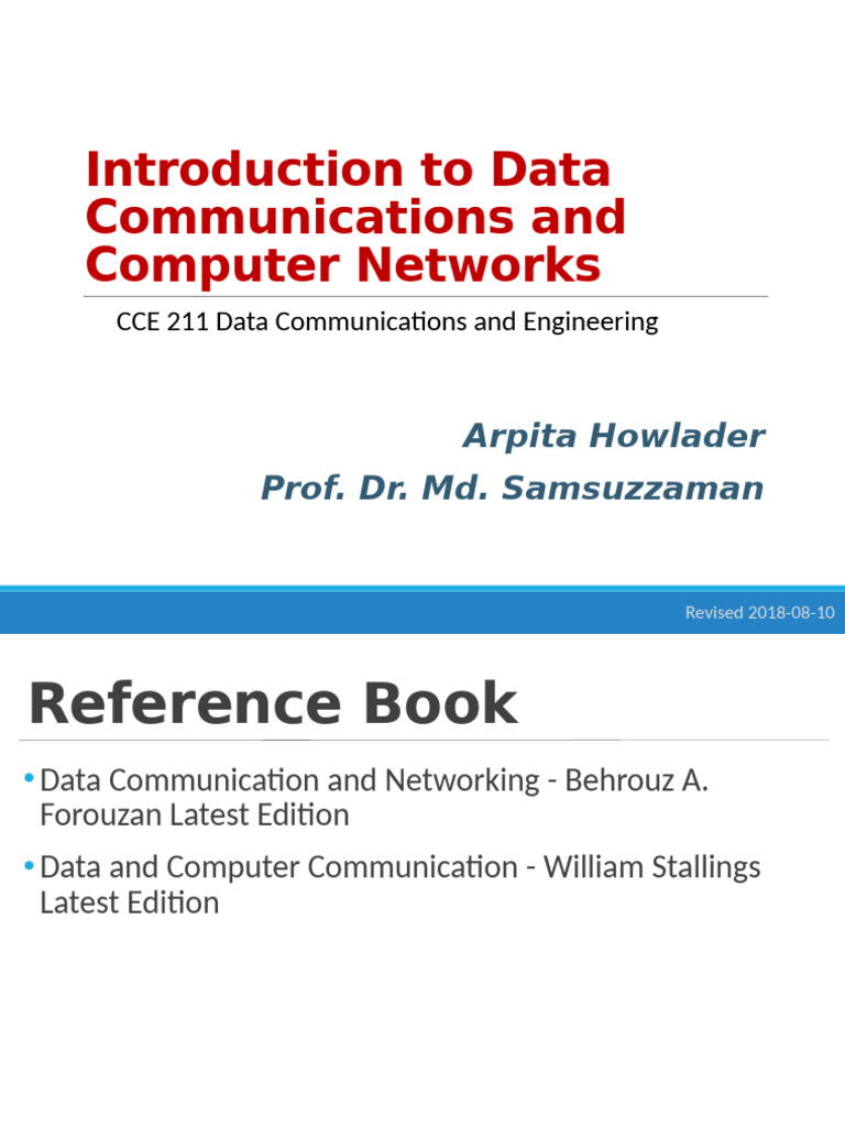 Data Communications and Networking Overview | PDF | Computer Network ...