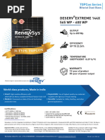 Adani Solar Brochure With Datasheets | PDF | Electrical Components | Sustainable Energy