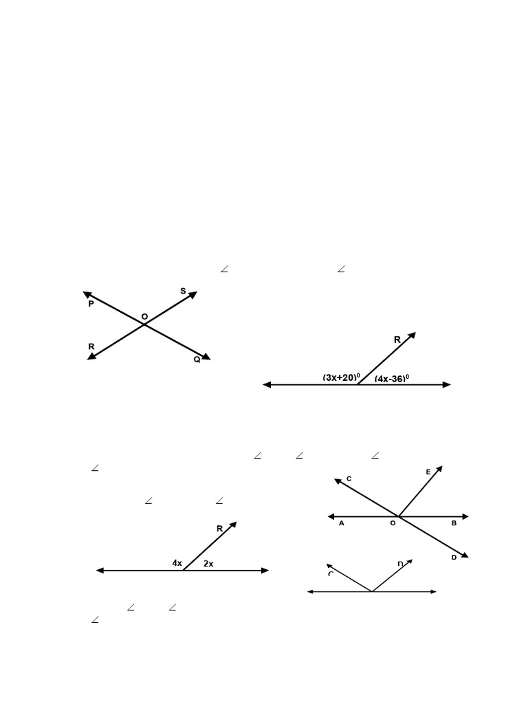 Class 9 Math Lines Angles and Triangles | PDF | Triangle | Angle