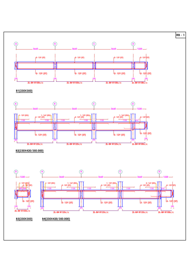 ROOF BEAMS - DET 1 | PDF