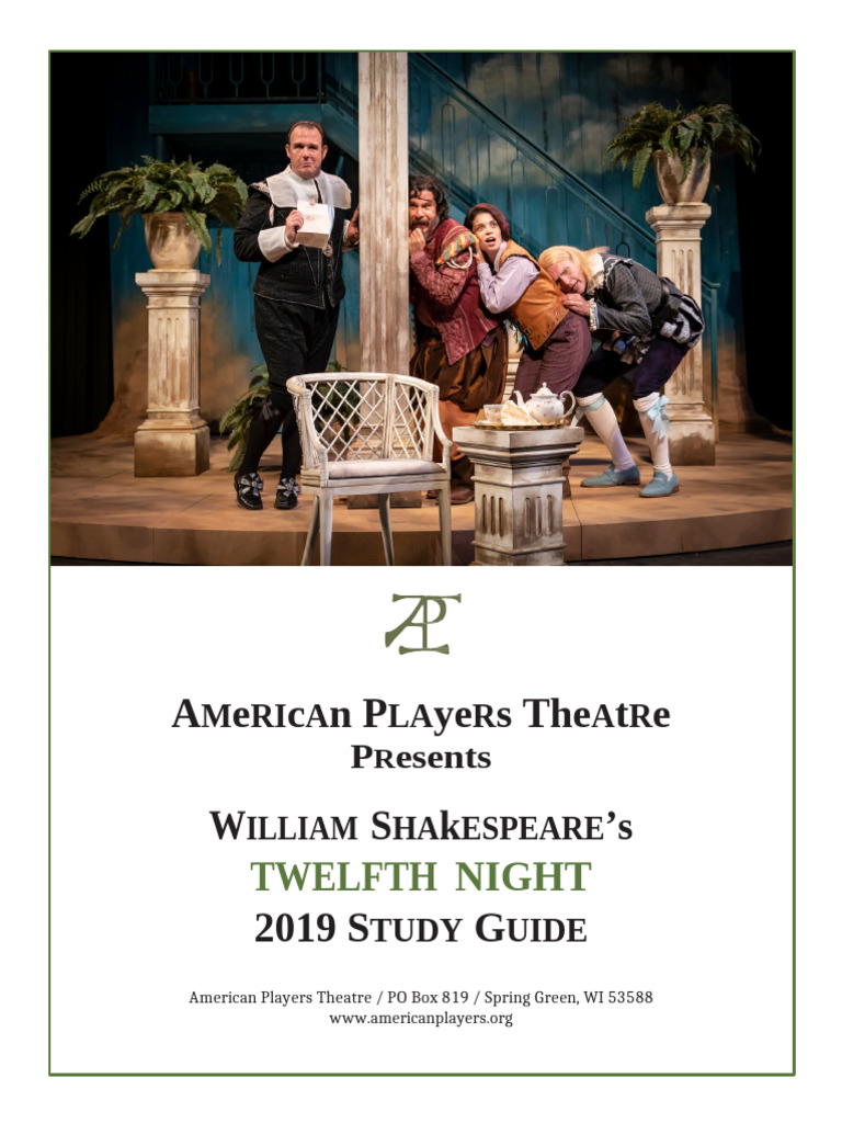 2019-Twelfth-Night-Study-Guide | PDF | Twelfth Night