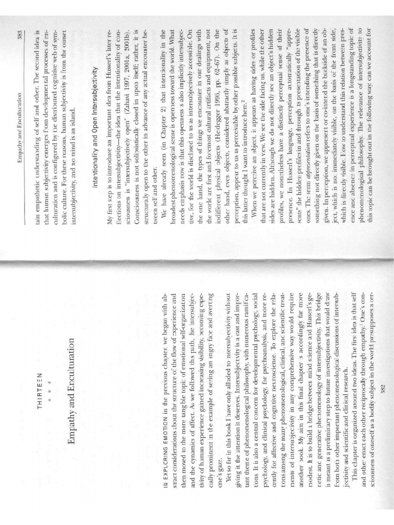 Empathy and Enculturation - Thompson | PDF