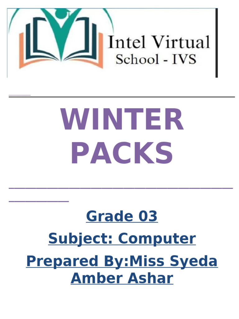 Grade 3 Computer Digital Devices Guide | PDF | Computer Keyboard ...